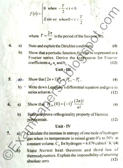 Physics B.Sc. Semester-3rd Previous Year Old Question Paper Jammu University, Under Graduation ...