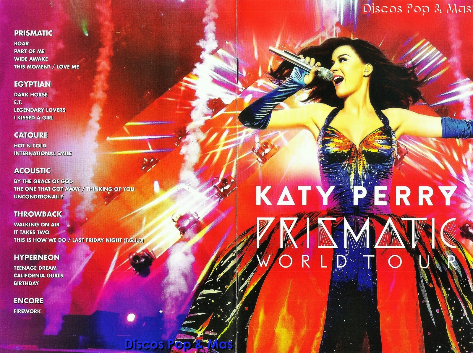 Discos Pop & Mas: Katy Perry - The Prismatic World Tour Live (DVD)