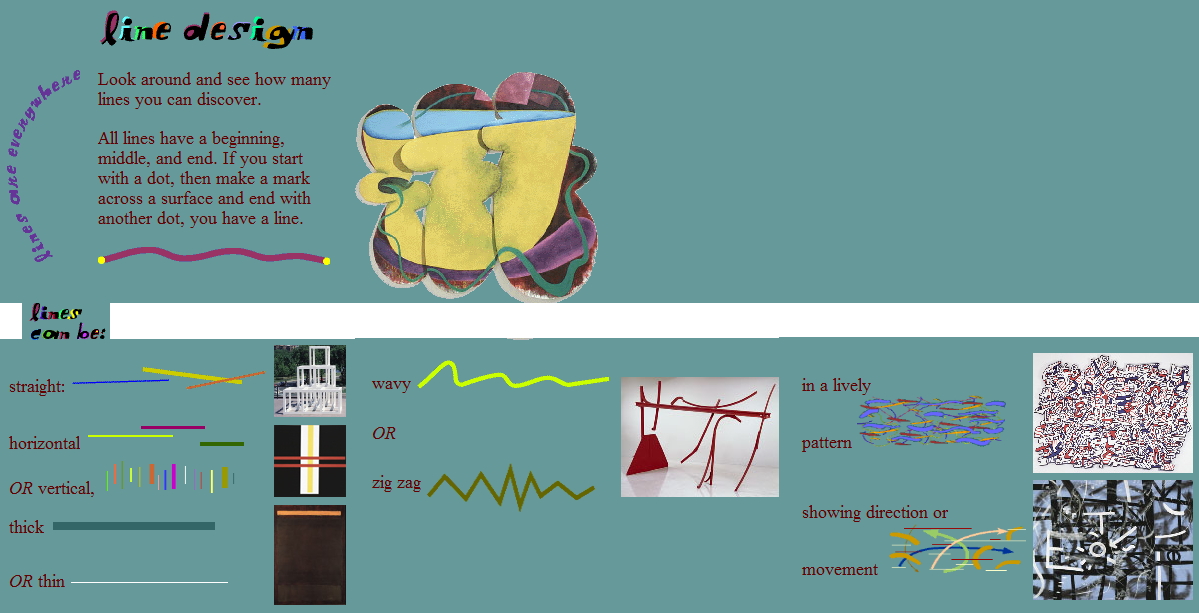 PLASTINGLISH - Visual Arts -: Elements of Art: LINES