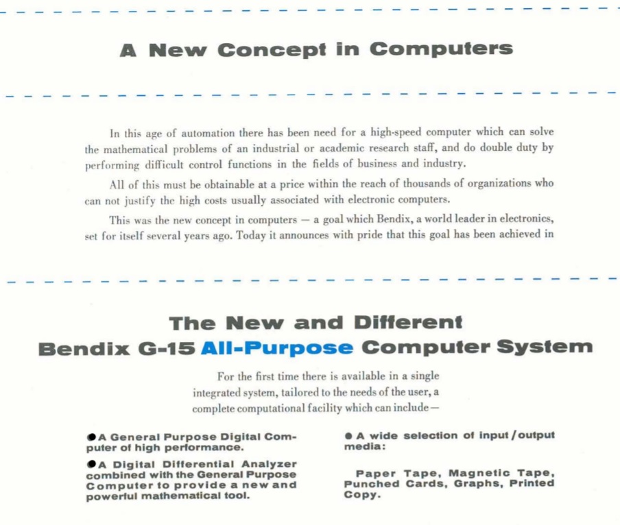 Bits and Bytes OnLine: Bendix G-15: a ‘personal computer’ from 1956