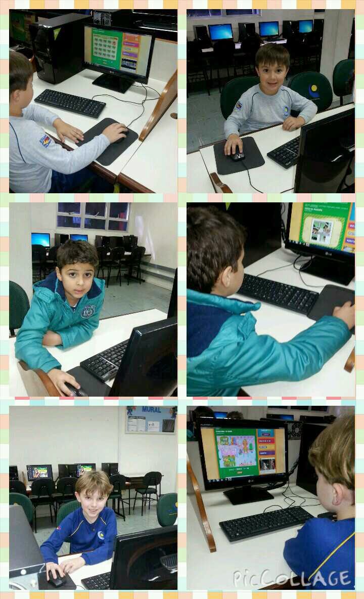 Educação Infantil Elias Moreira: Aula de informática! Infantil V-A