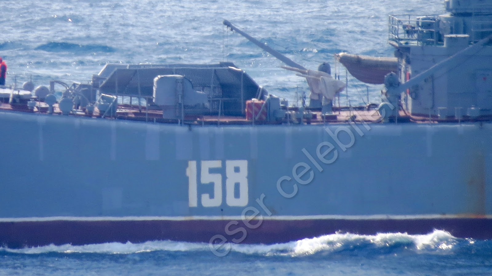 WARSHIPS ON THE BOSPHORUS: 158 Caesar Kunikov (BDK-64) Ropucha II