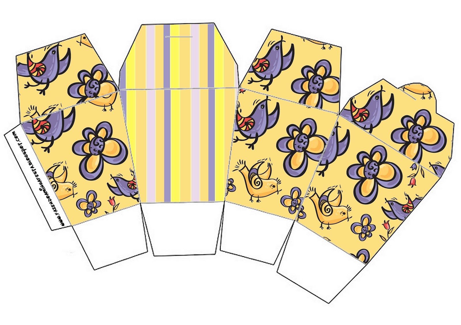 Purple Birds: Free Printable Boxes. - Oh My Fiesta! in english