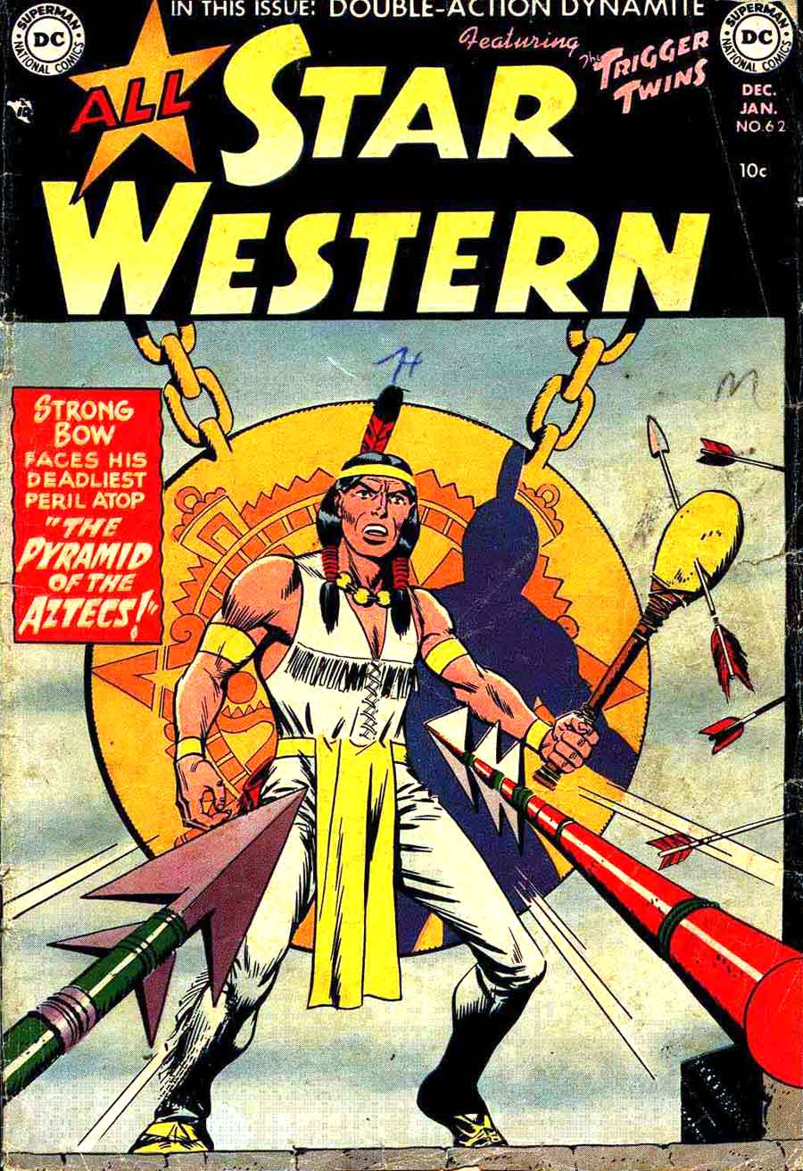 All-Star Western #62 - mis-attributed Alex Toth art - Pencil Ink