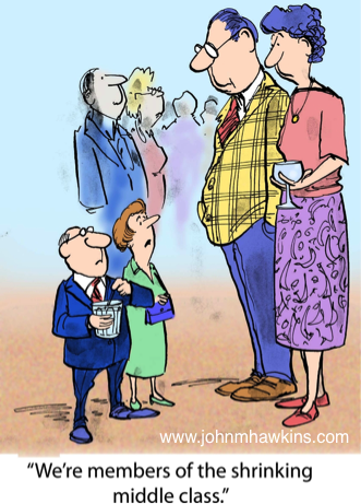 John M. Hawkins: The Middle Class Squeeze Fuels Growth in Lower and ...
