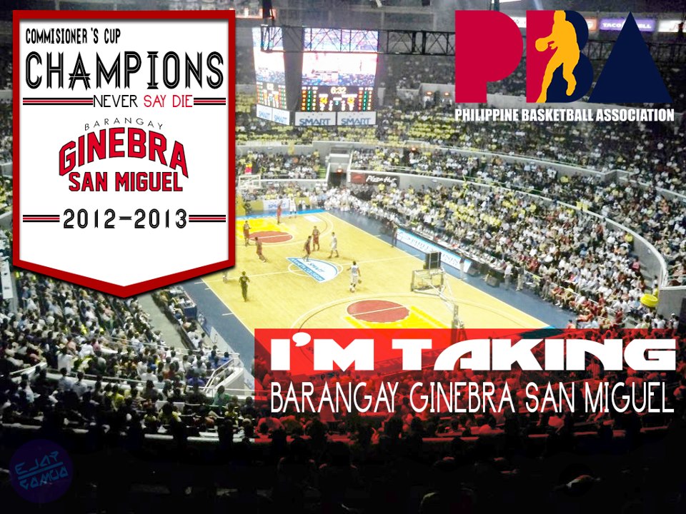 Mico Halili: PBA Fan Art - All-Ginebra Edition. GRAPHICS: