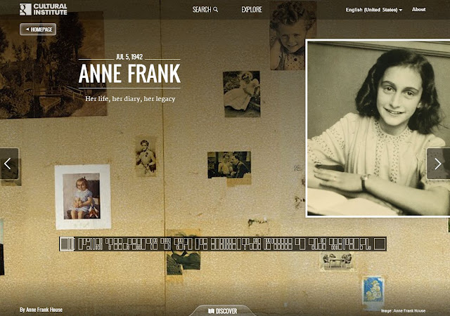 Ed Tech 4 Theatre: Google Cultural Institute - Anne Frank Exhibit