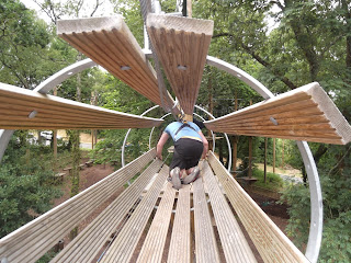 Life with Chickenruby: Walking in the tree tops at Celtic Manor, Newport