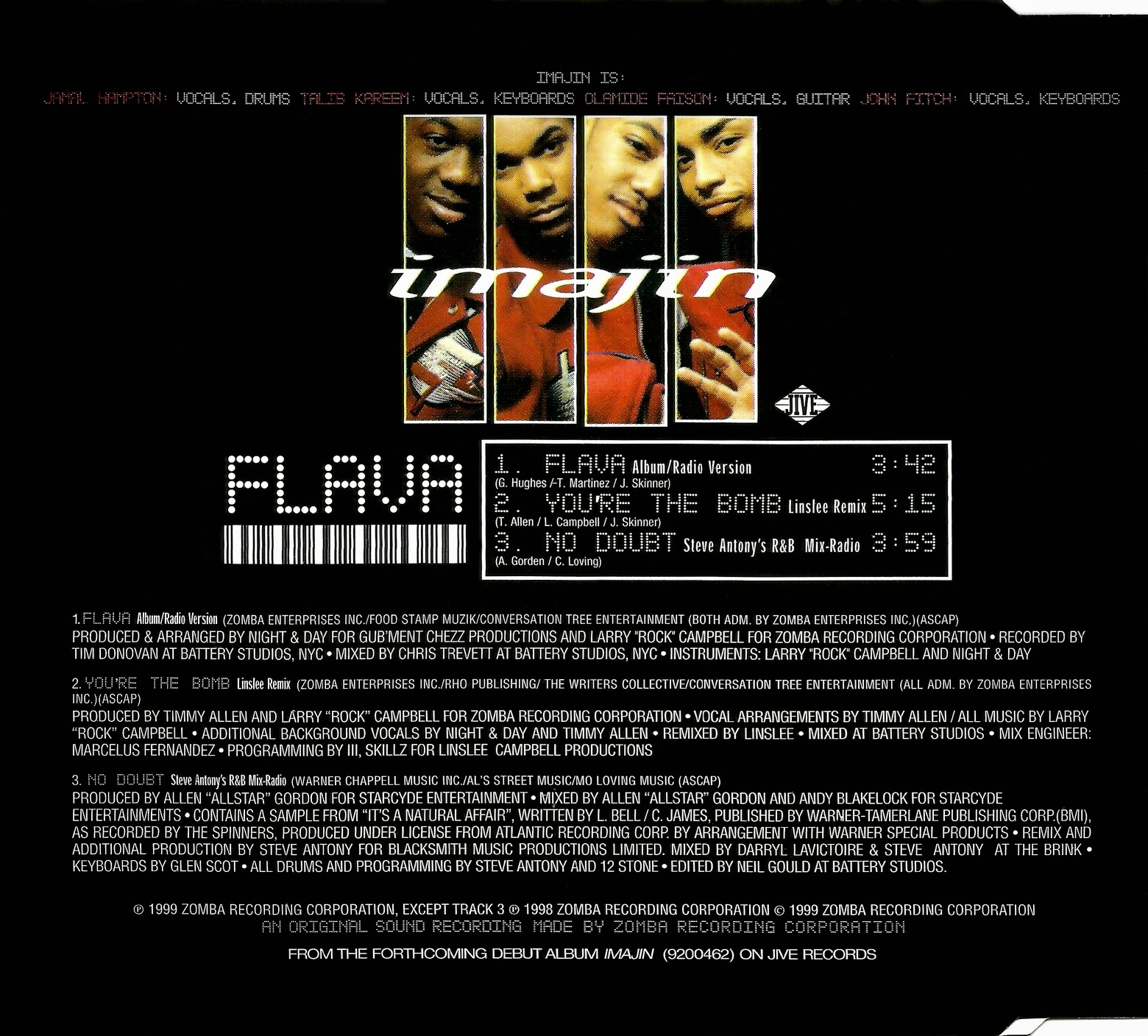 THE CRACK FACTORY: Imajin-Flava-(EU_CDM)-1999-Y2H_INT