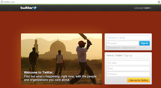 links to computer: Desain Baru Twitter (screenshot)