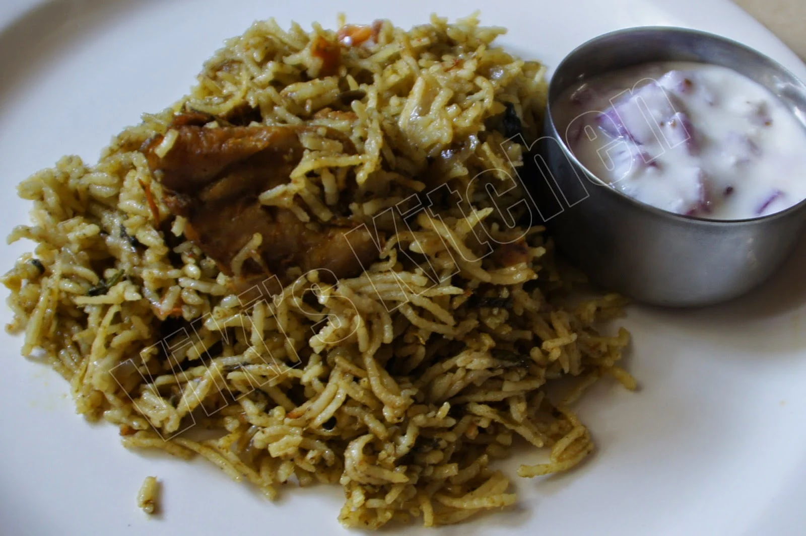 Viki 's Kitchen: Dindigul chicken biriyani in cooker