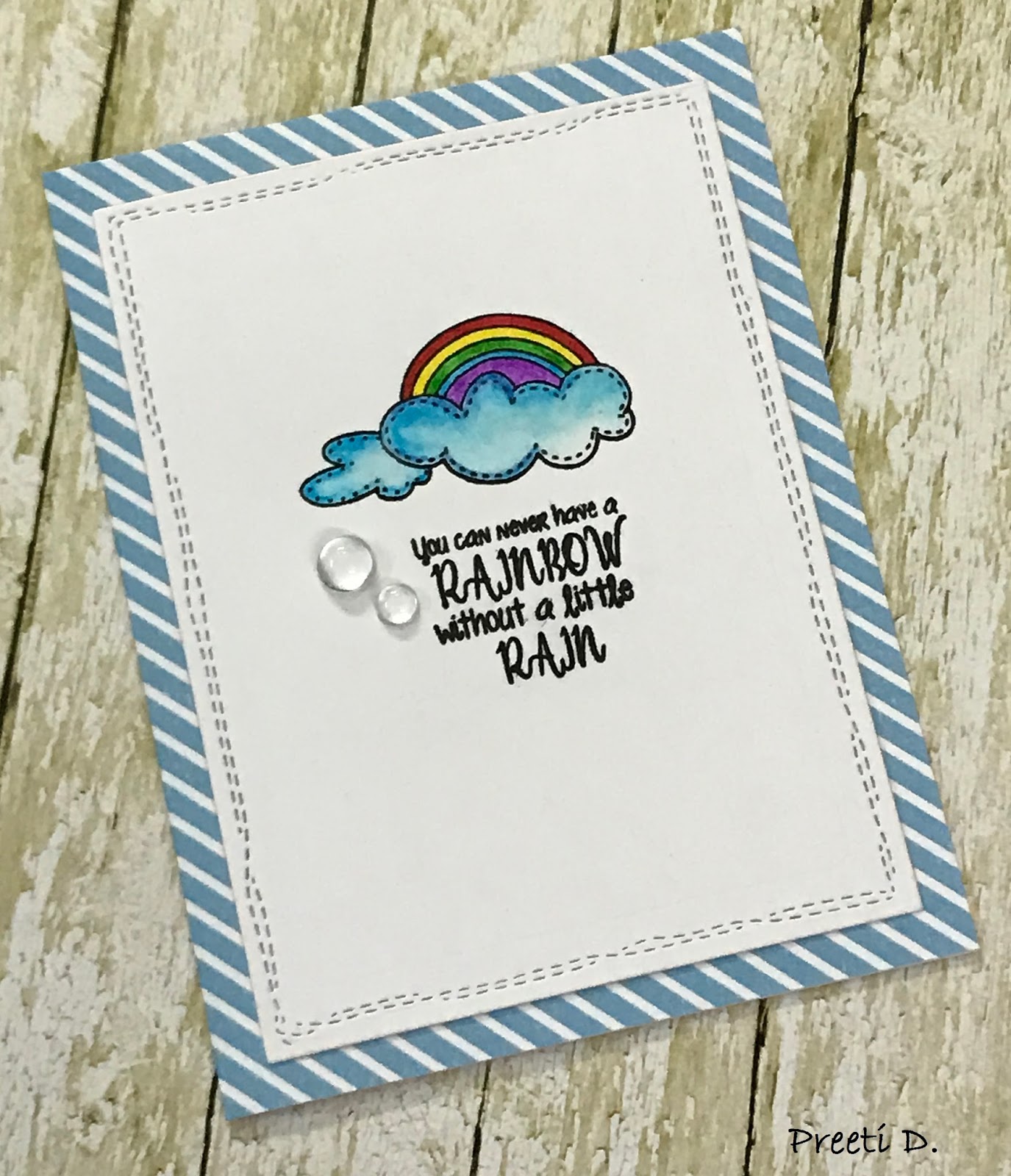 My ramblings on craft, counselling and more : Post 152: CAS rainbow card