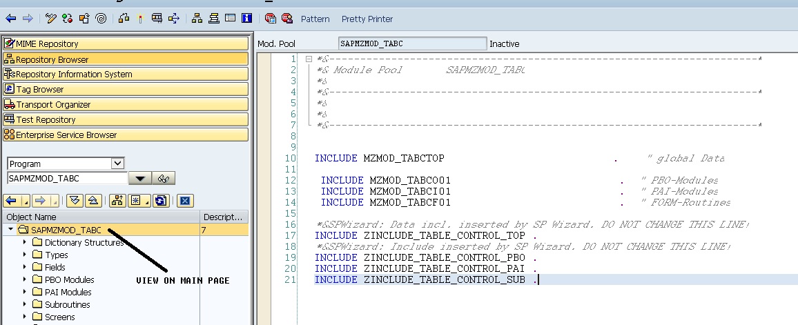 MODULE POOL -TABLE CONTROL_1: