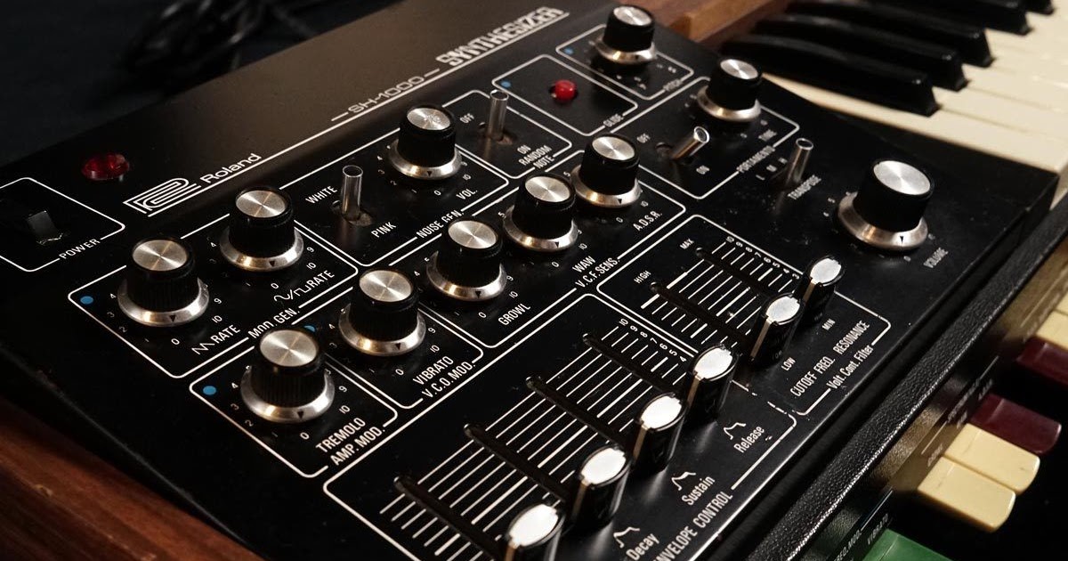 MATRIXSYNTH: Roland SH-1000 Monophonic Synthesizer 1973 1st Gen S/N 213692