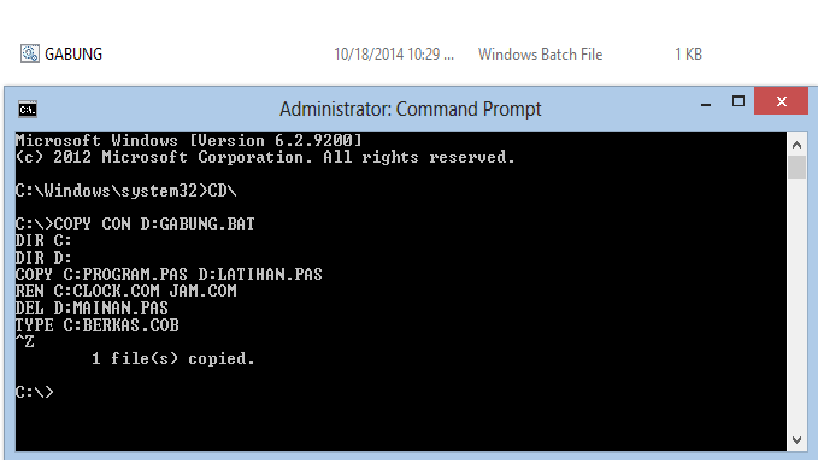 BATCH FILE - Simple Point