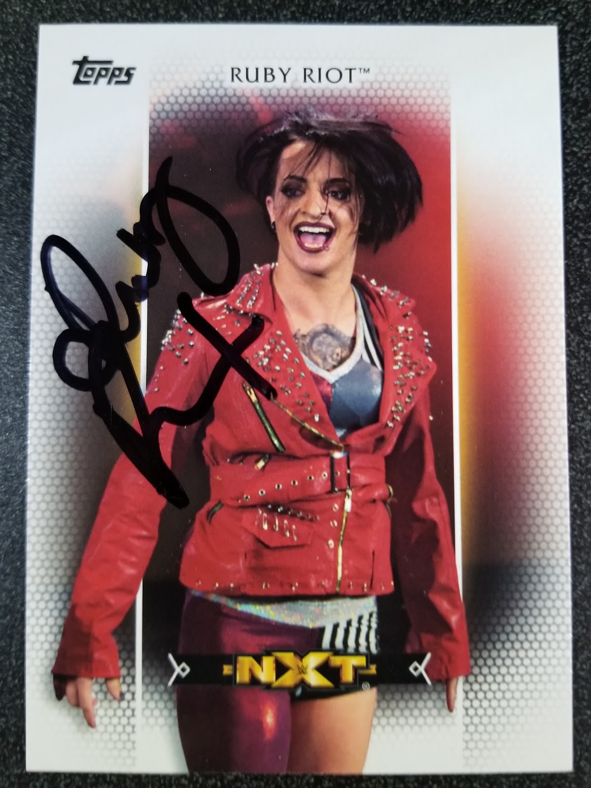 The Wrestling Insomniac: Signed Trading Cards: Ax, Ruby Riot, & Yuki ...