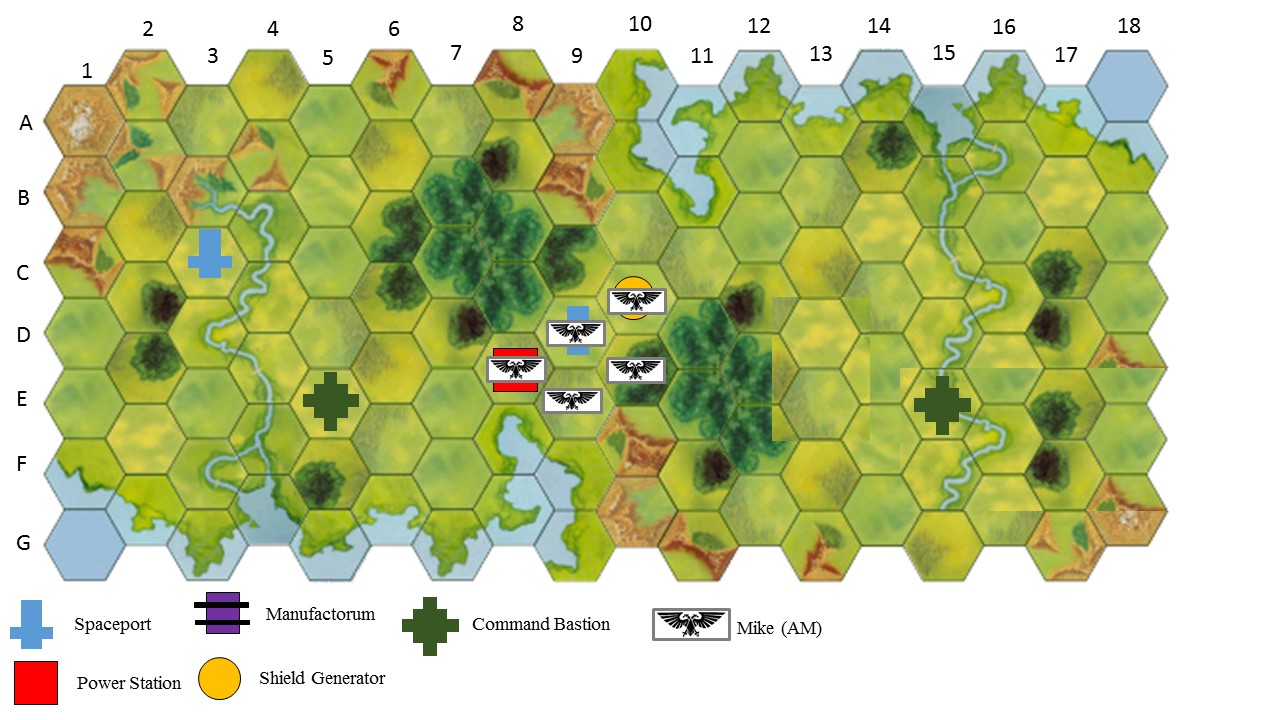 Didcot Wargames Club: Medusa IV Campaign- map-based 40k campaign