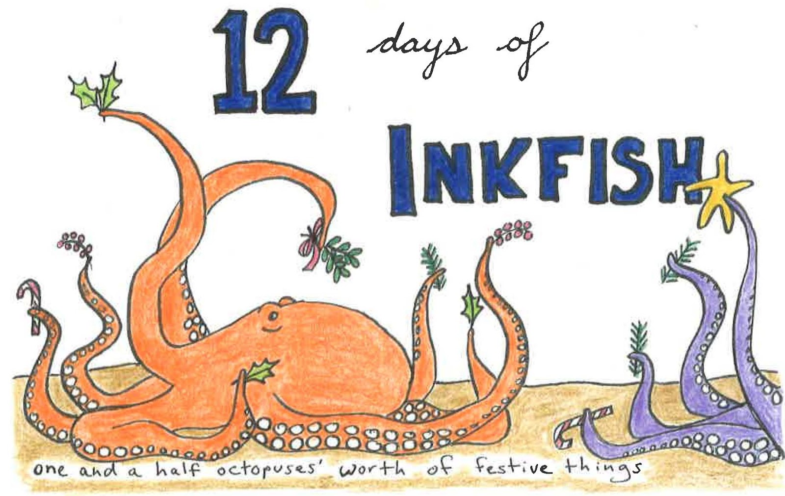 Inkfish: 12 Days of Inkfish, Day 12: Cuddlefish