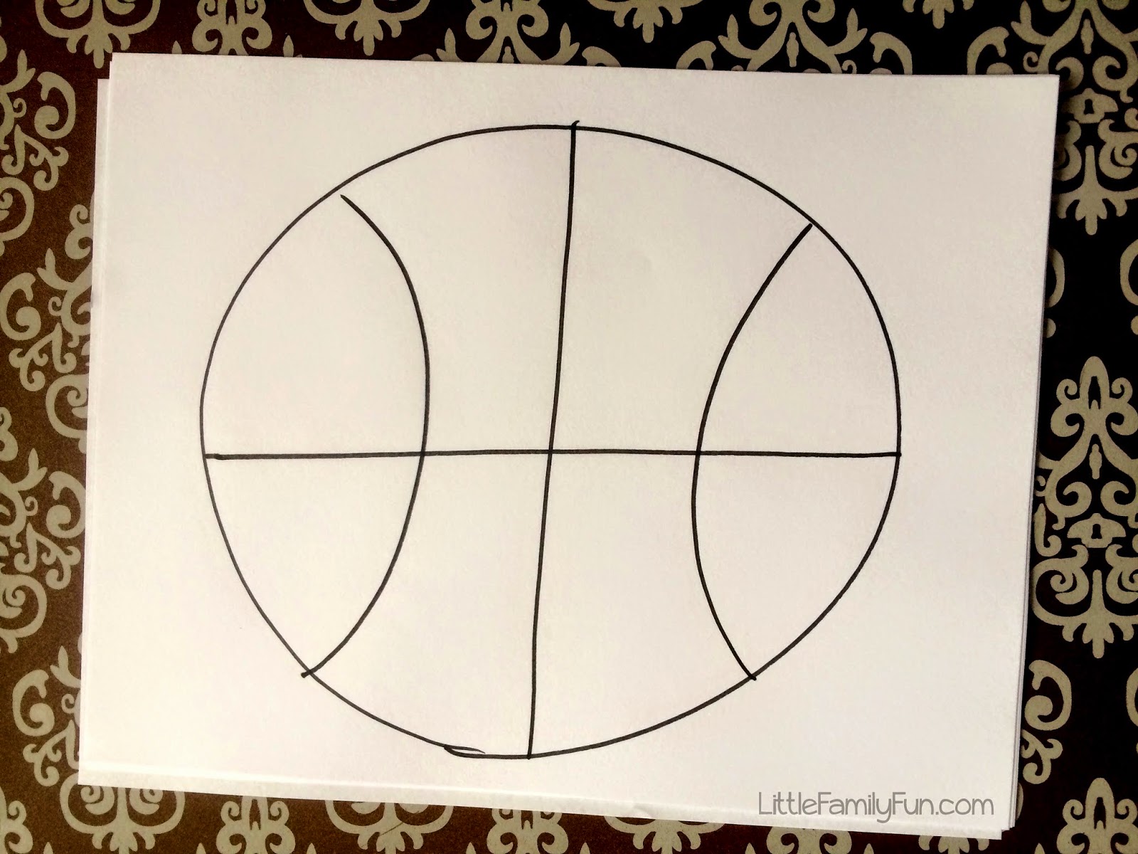 Little Family Fun: Basketball Craft for Kids