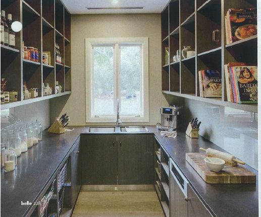 Refreshing Walk In Pantry With Window Design Ideas / Home Decor & Weddings