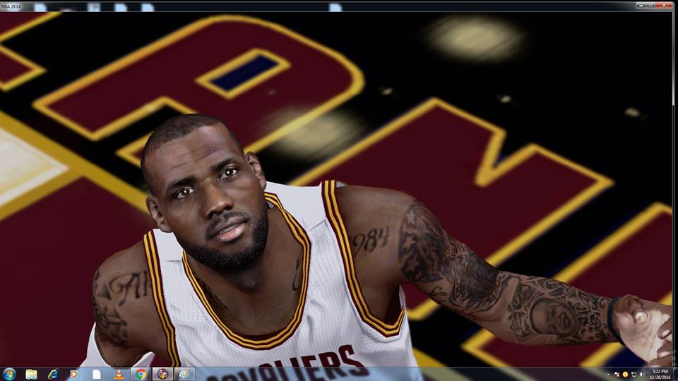 Lebron James BEST Cyberface [FOR 2K14]