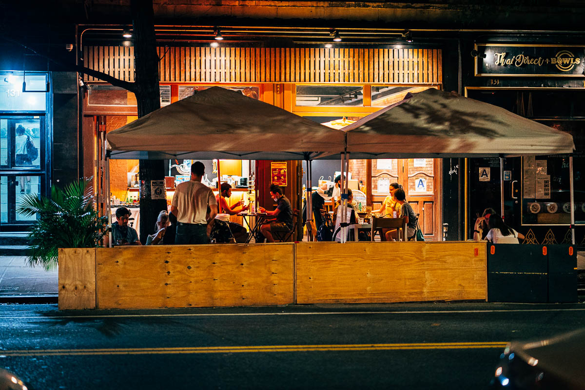 EV Grieve: One month on, a look at curbside dining in the East Village