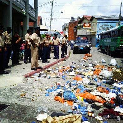 Belize Social Network: UPDATE: BML workers trash Belize City in front ...