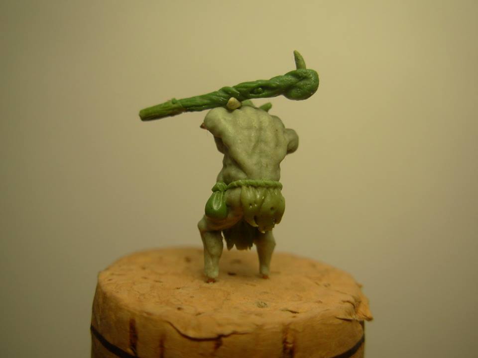 10mm Wargaming: 10mm Half-Troll from Dark Fields Factory