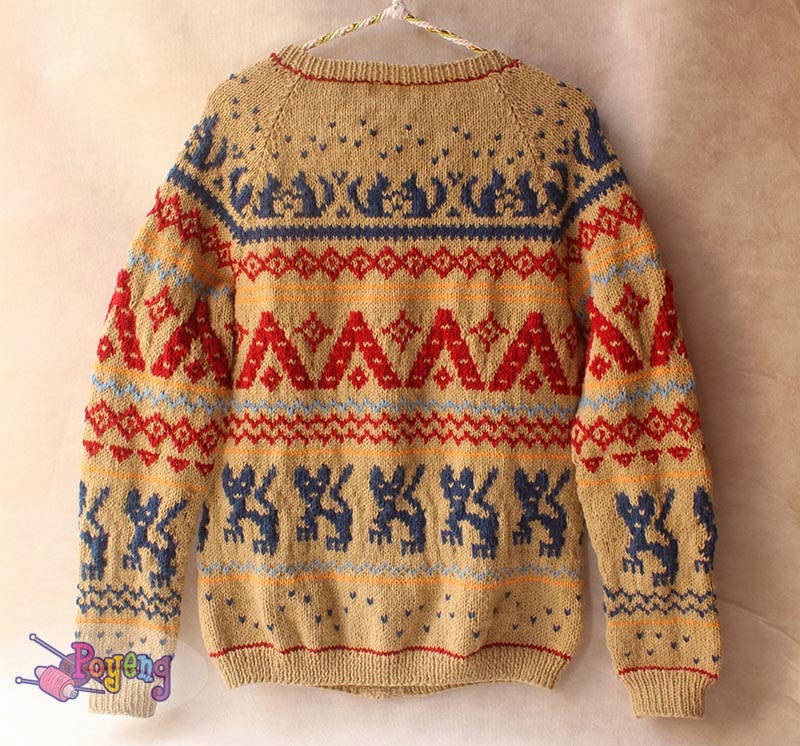Ajeng Belajar Merajut: Rajut Free Knitting Pattern : a cardigan with ...