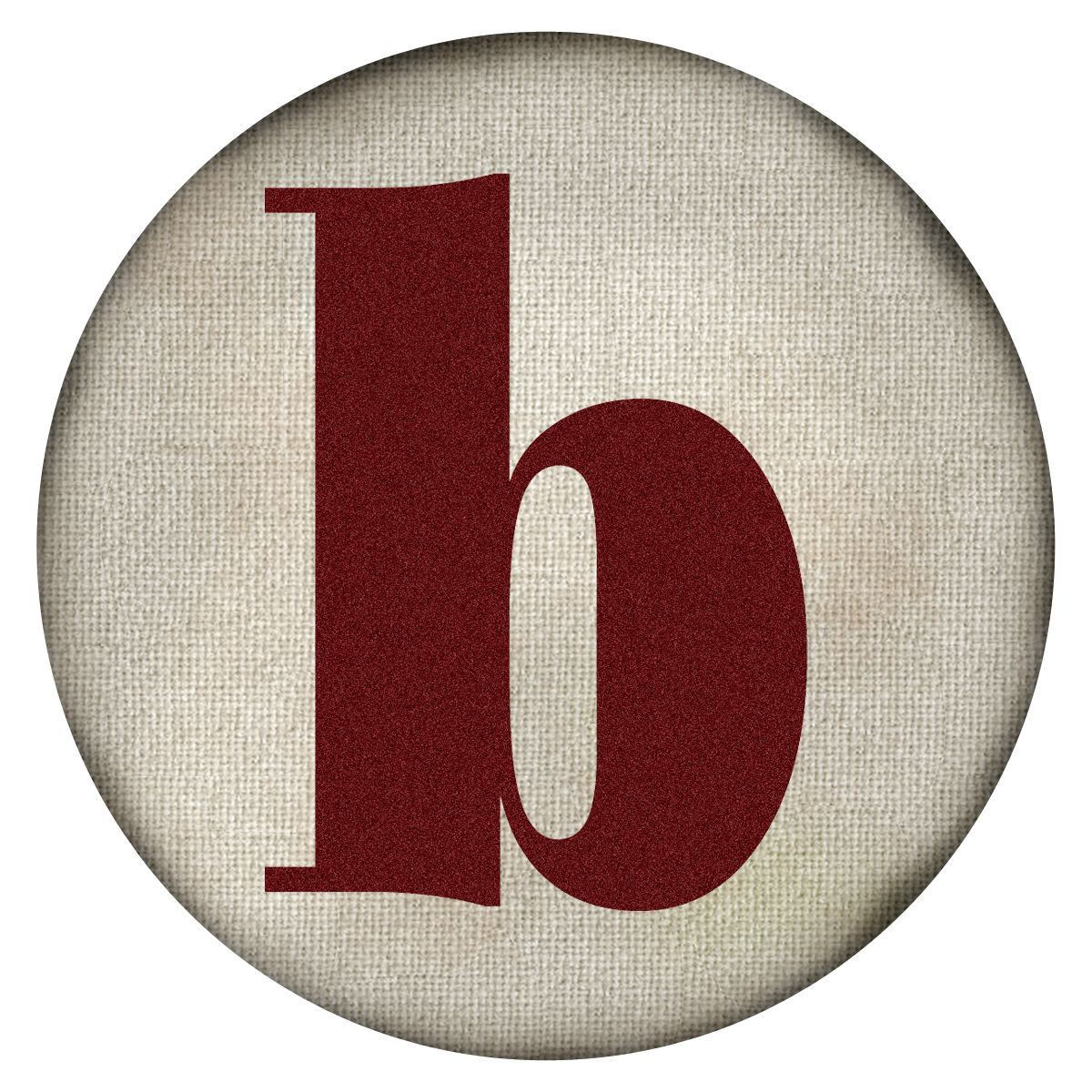 GRANNY ENCHANTED'S BLOG: Free Lower Case Red on Round Linen Digi ...