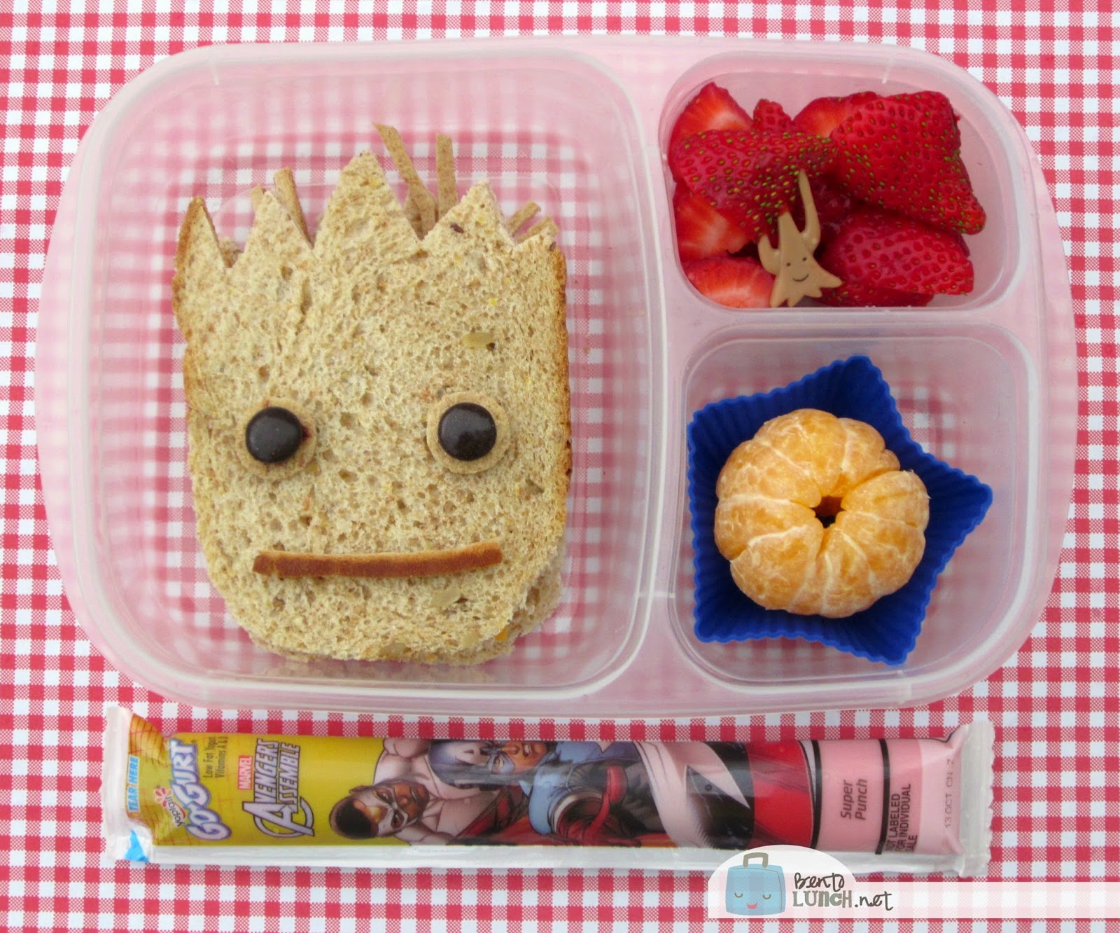 Guardians of the Galaxy Groot Sandwich Bento