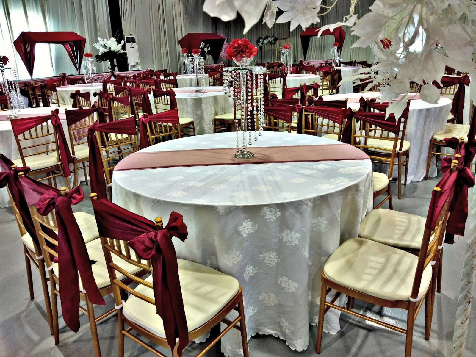 hiasan meja makan kenduri - Mary Mills