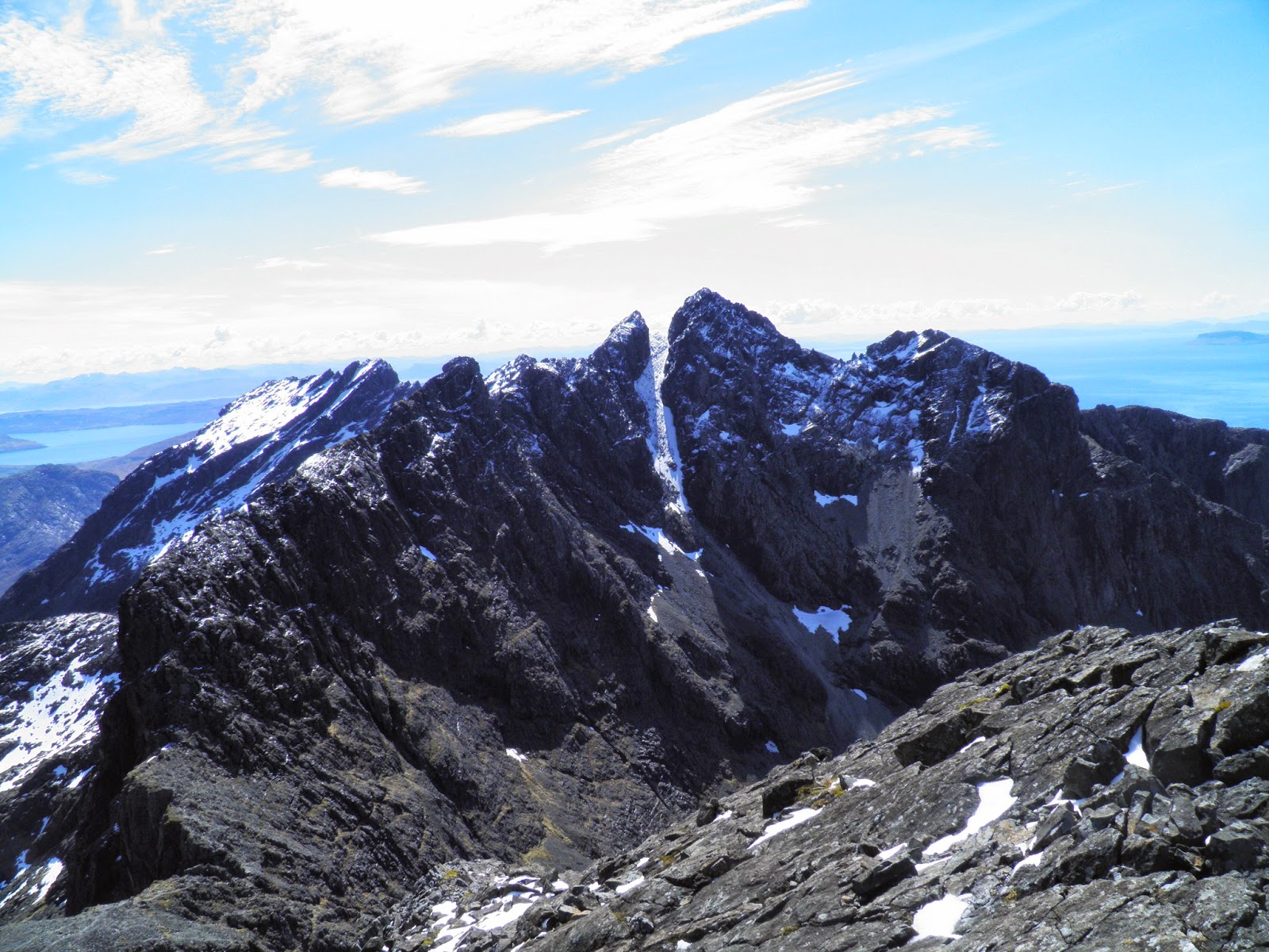 The Cuillin Ridge, solo in a day