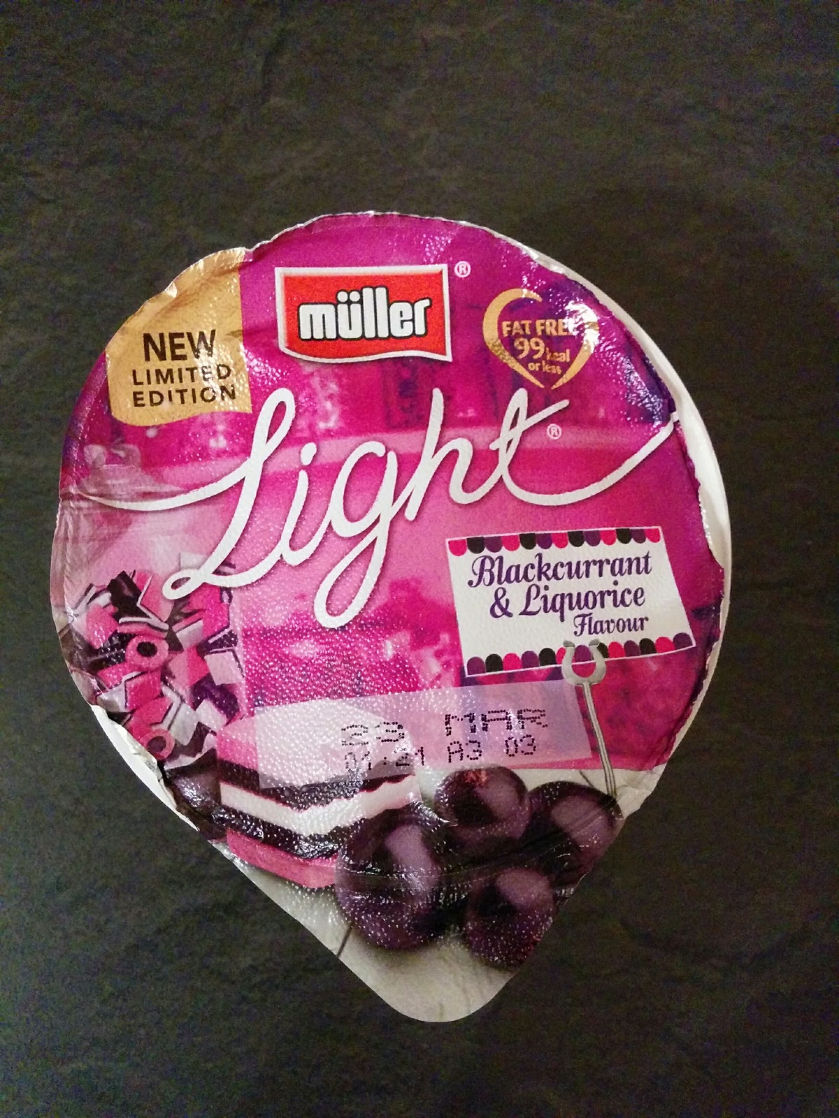 The Excited Eater: Muller Light Blackcurrant and Liquorice Limited Edition