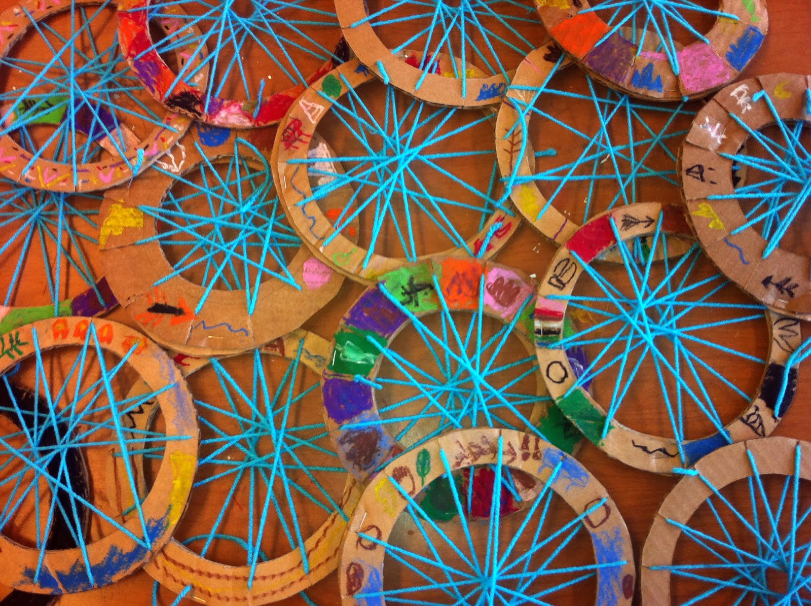 Sacred Heart art room: Weaving