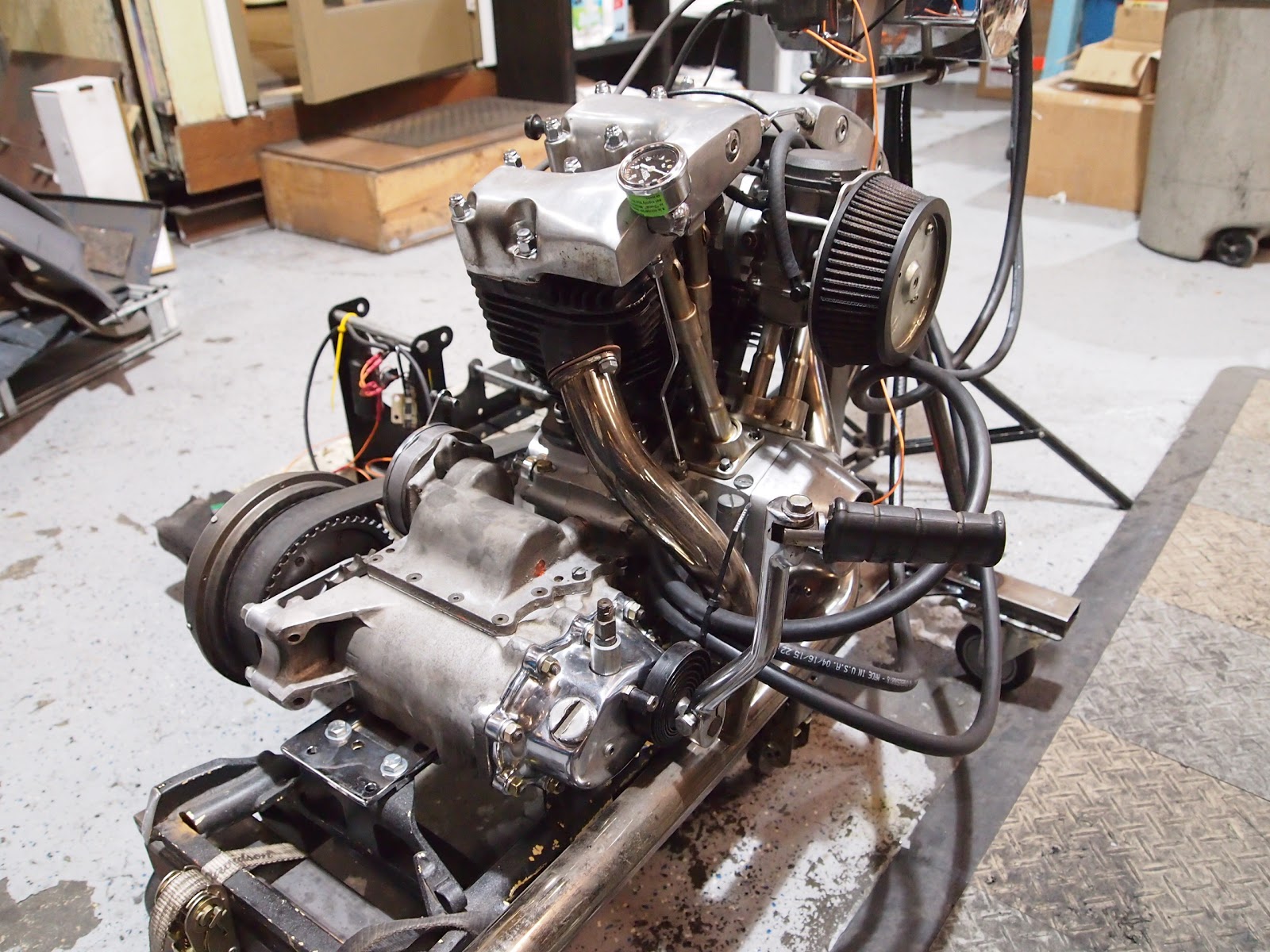 South Bay Street Machines: 1973 Shovelhead Engine Test Bench