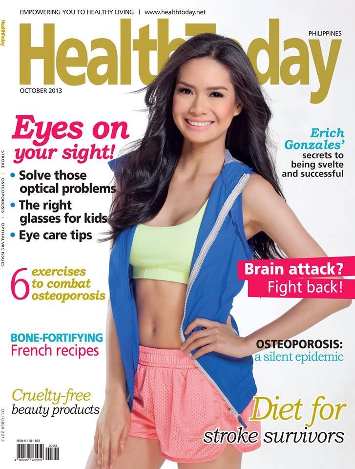 Erich Gonzales is on the cover of HEALTH TODAY MAGAZINE October 2013 ...