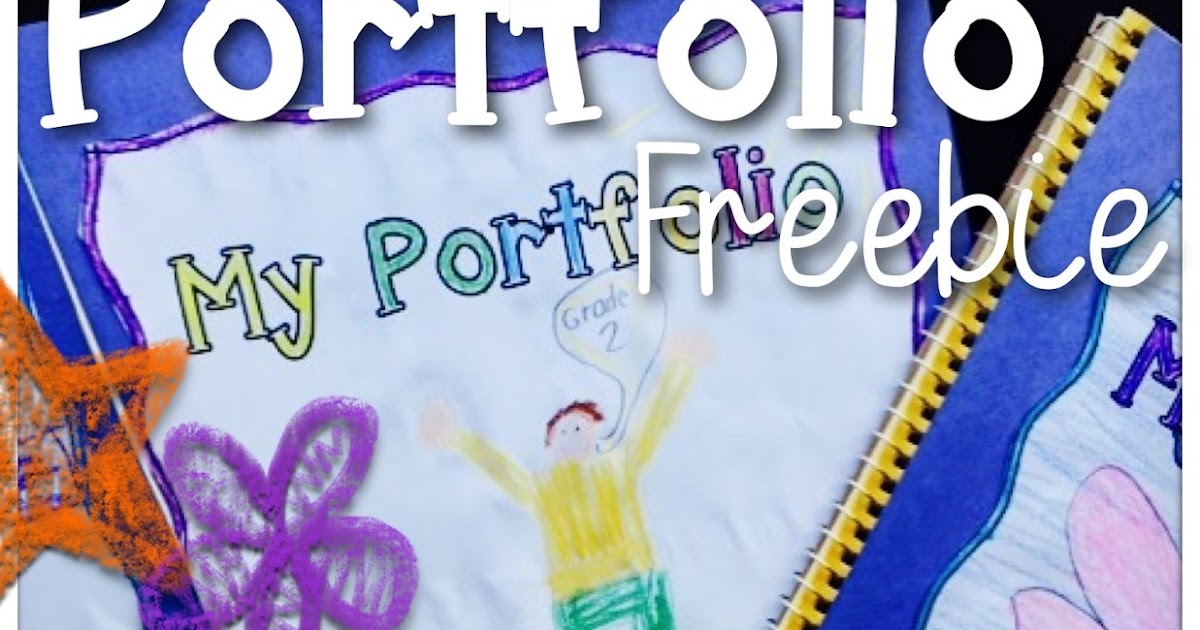 Portfolio Cover Page Template For Kids