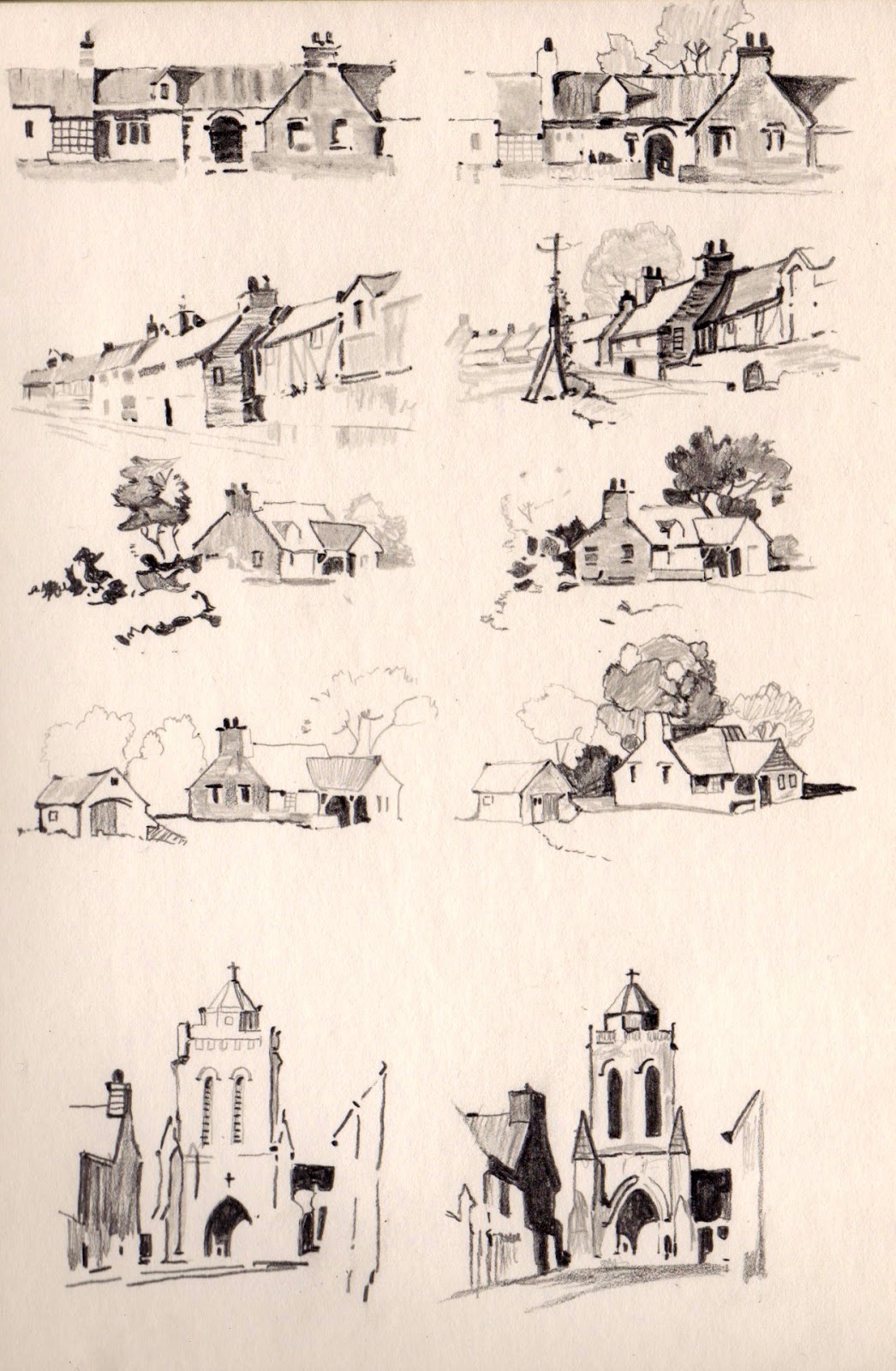 Scott's Creativity for Sanity: A sheet of little Sketches