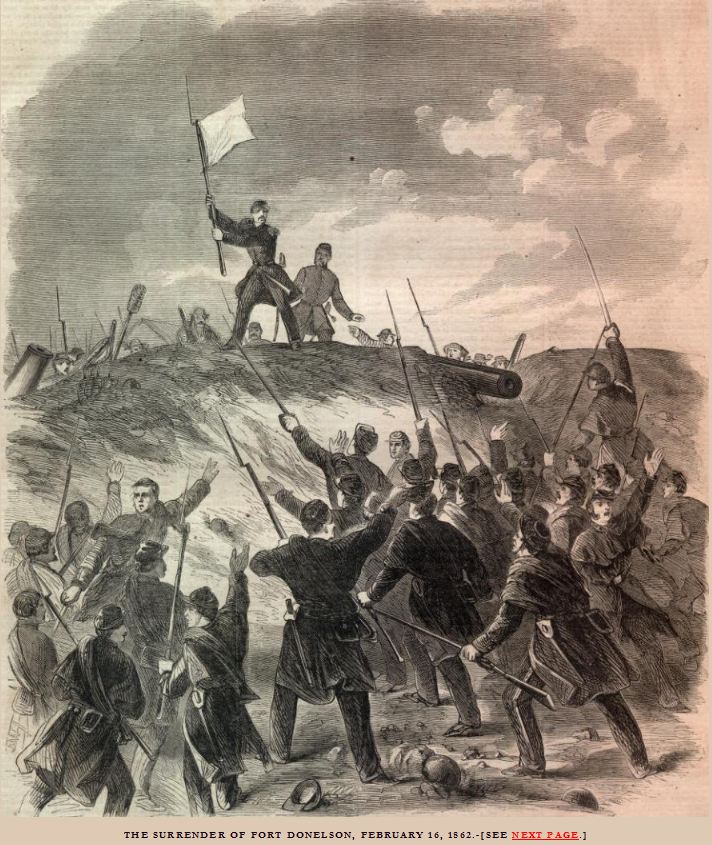 The Civil War 150th Blog: Battle of Fort Donelson - Surrender