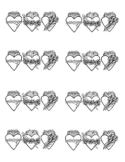 Look to Him and be Radiant: Holy Family Hearts Coloring Page + Prayer Cards