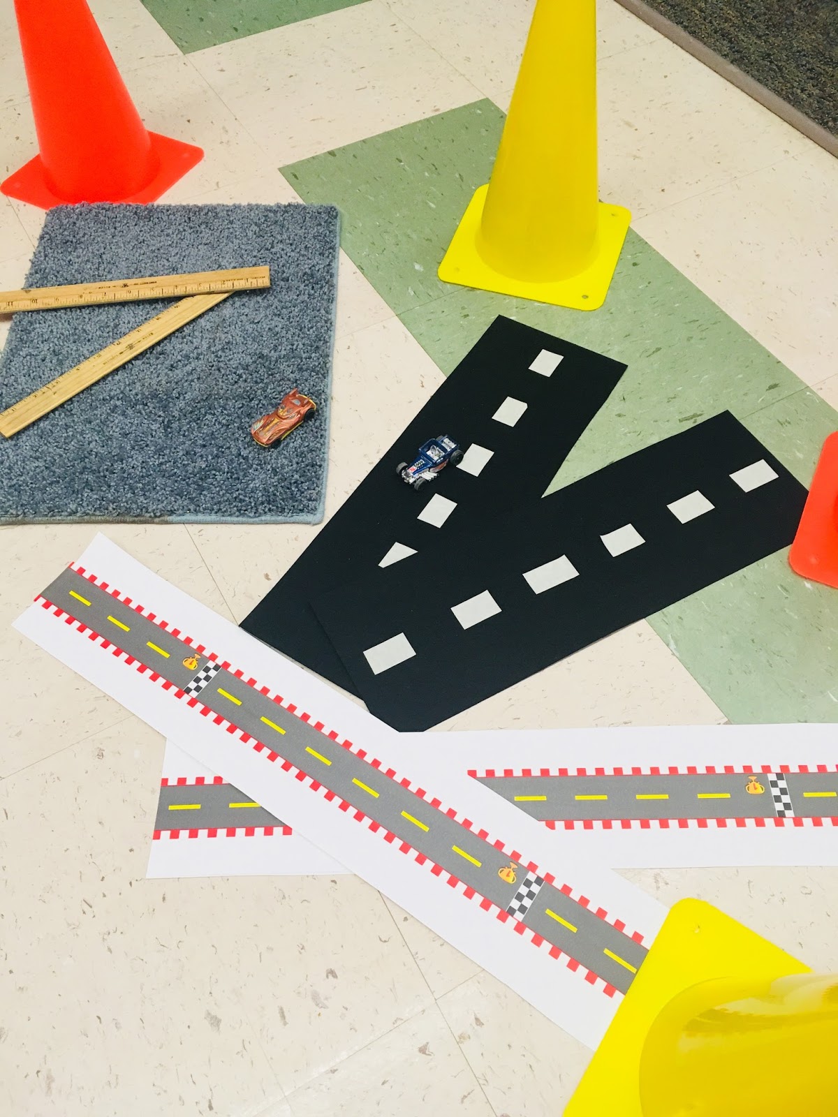 Scissors and Crayons: Racing through Force and Motion