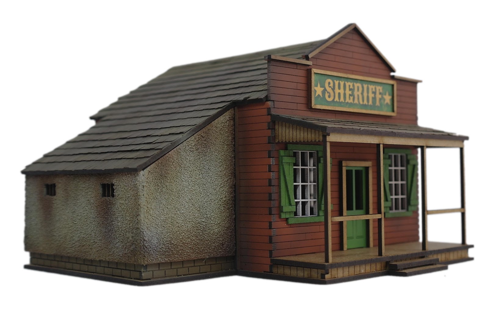 Old West Wargame Building: Sheriffs Office & Jail from Battle Flag ...