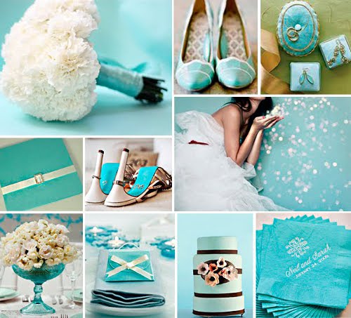 Ella's Cerimonial e Eventos: Decoração de Casamento em tons de Turquesa