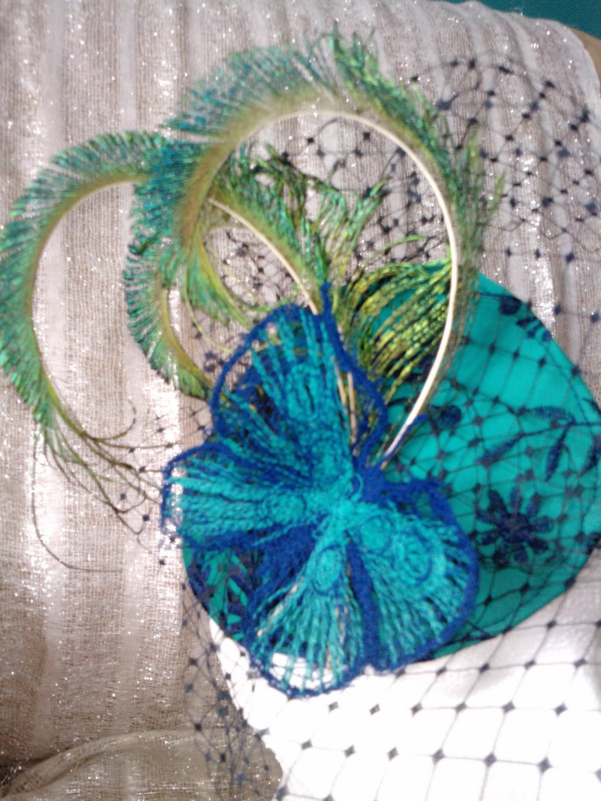 Mariposamade Bespoke Fascinators: Peacock Butterfly Fascinator