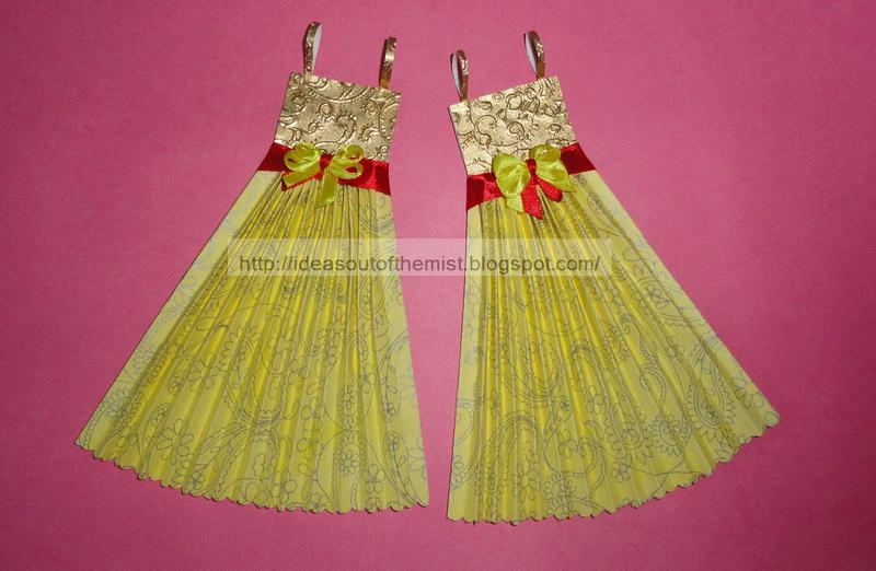 Ideas out of the mist: Evening gown handmade birthday party invitation ...