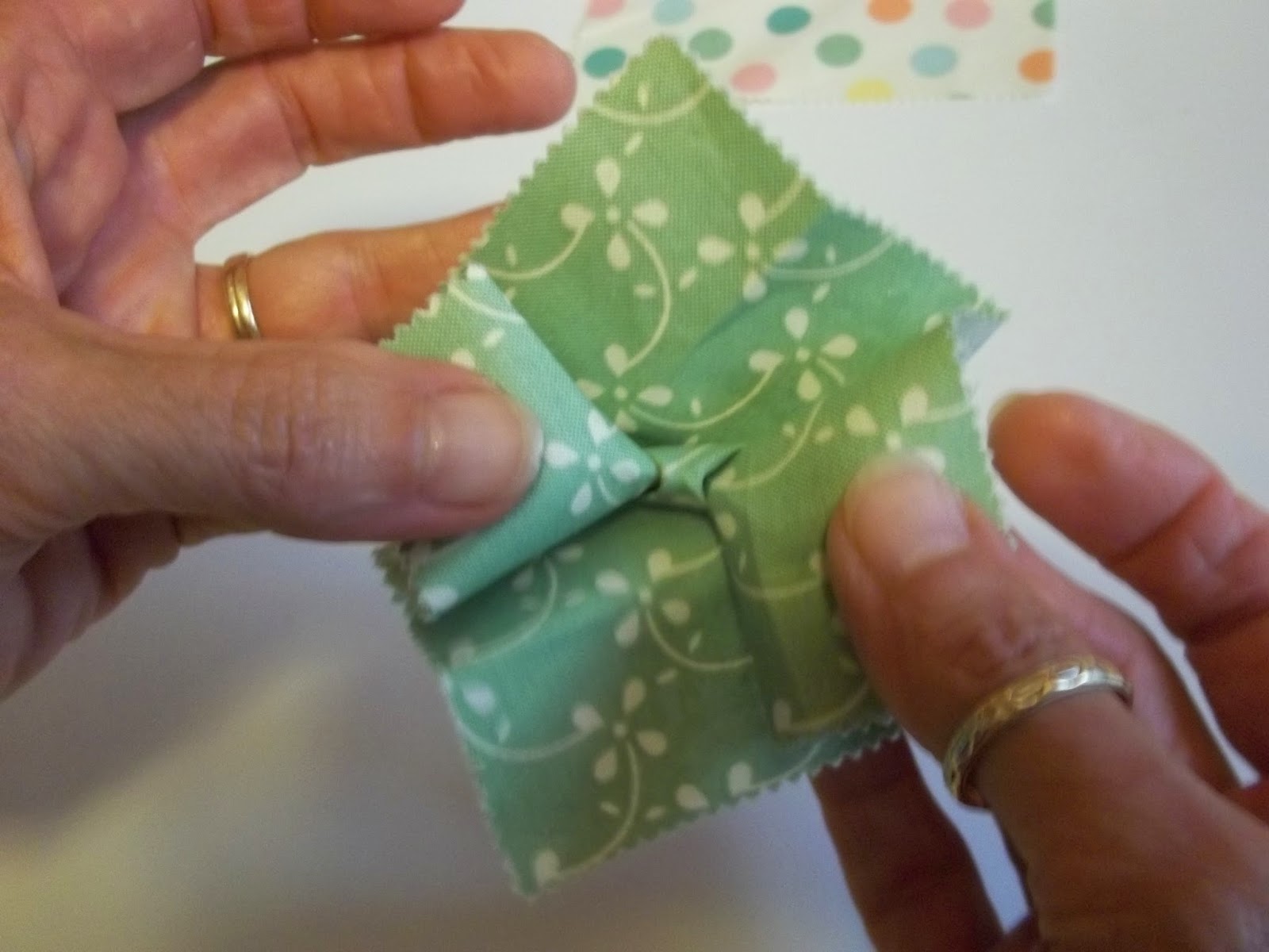 Simply Put Plus: Charm Square 3-D Bow Tie Block-Tutorial