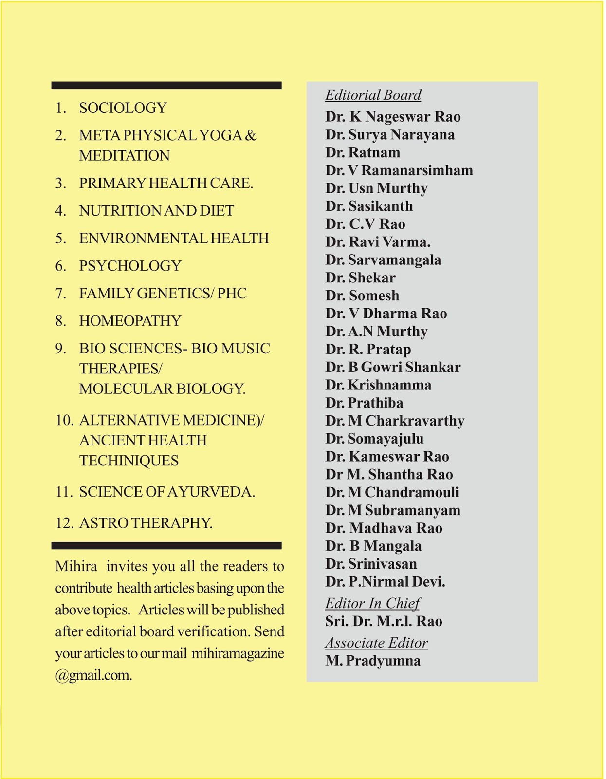 MIHIRA - The Gateway to Eternal Wisdom.: Mihira-THE NEW ERA MONTHLY ...