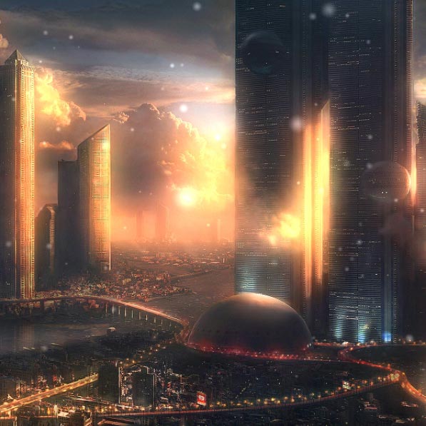 Imaginary City Wallpaper Engine
