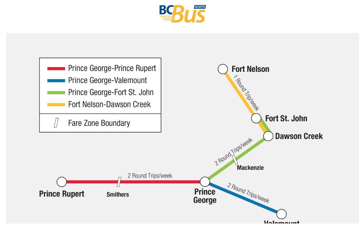 North Coast Review: Province introduces BC North Bus; Transportation ...